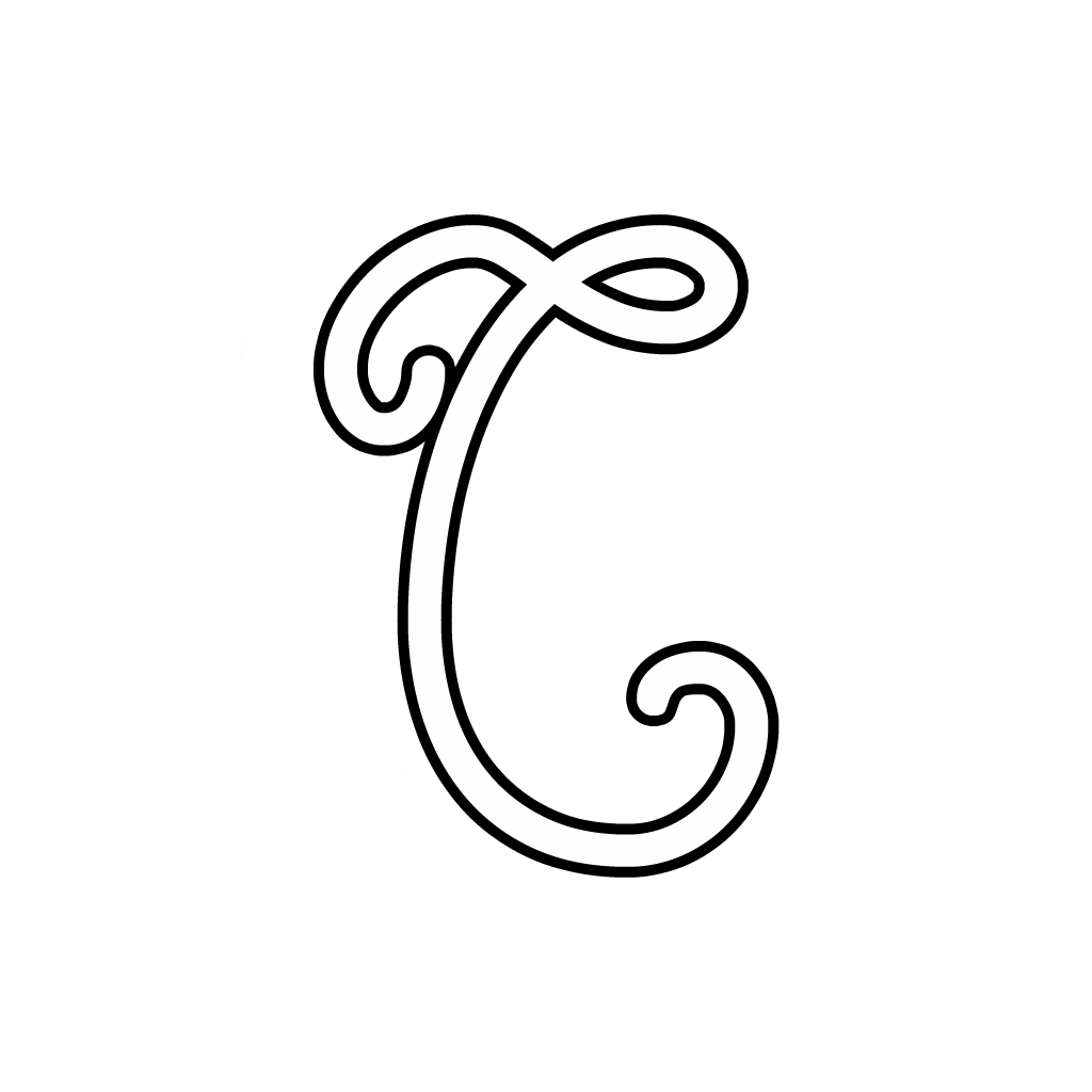 Letters And Numbers Cursive Uppercase Letter T