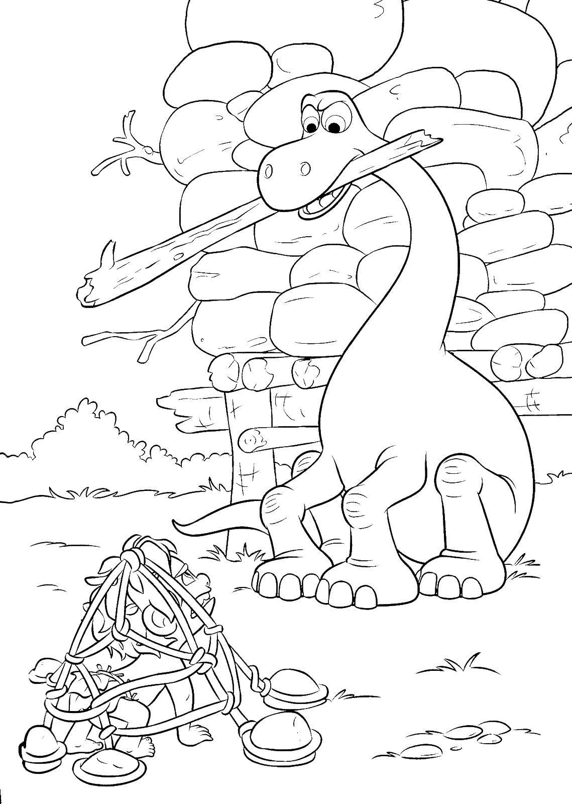 The Good Dinosaur - Arlo finally managed to capture Spot The Good Dinosaur - Arlo finally managed to capture Spot